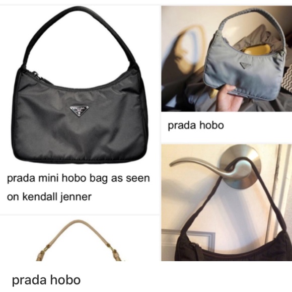 Prada Mini Hobo Nylon Crossbody Bags | Paul Smith